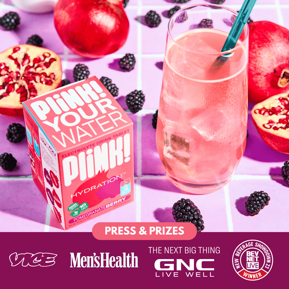 PLINK! Hydration - Fizzy Electrolyte Tablets