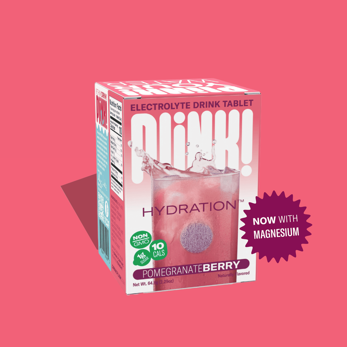 Plink! Pomegranate Berry - Electrolyte Drink Tablet - Hydration